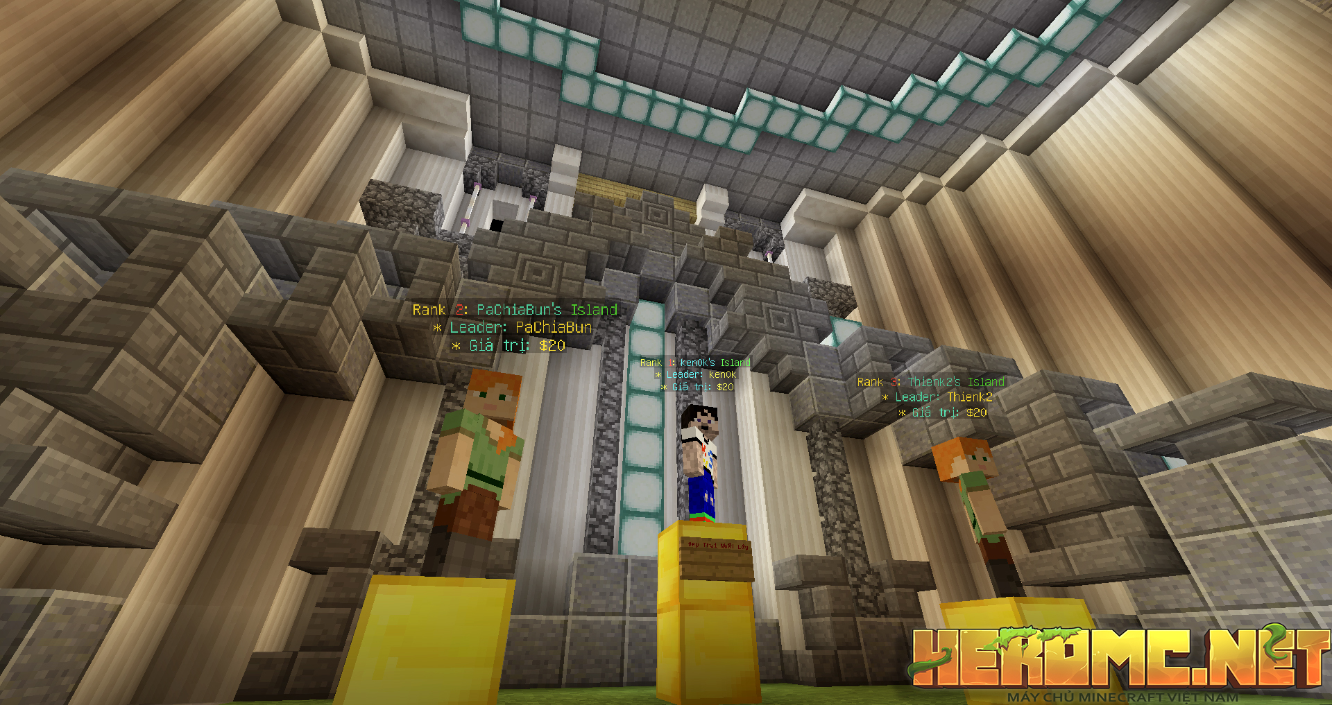 Tổng Hợp Lệnh Skyblock HeroMC - HeroMC.NET