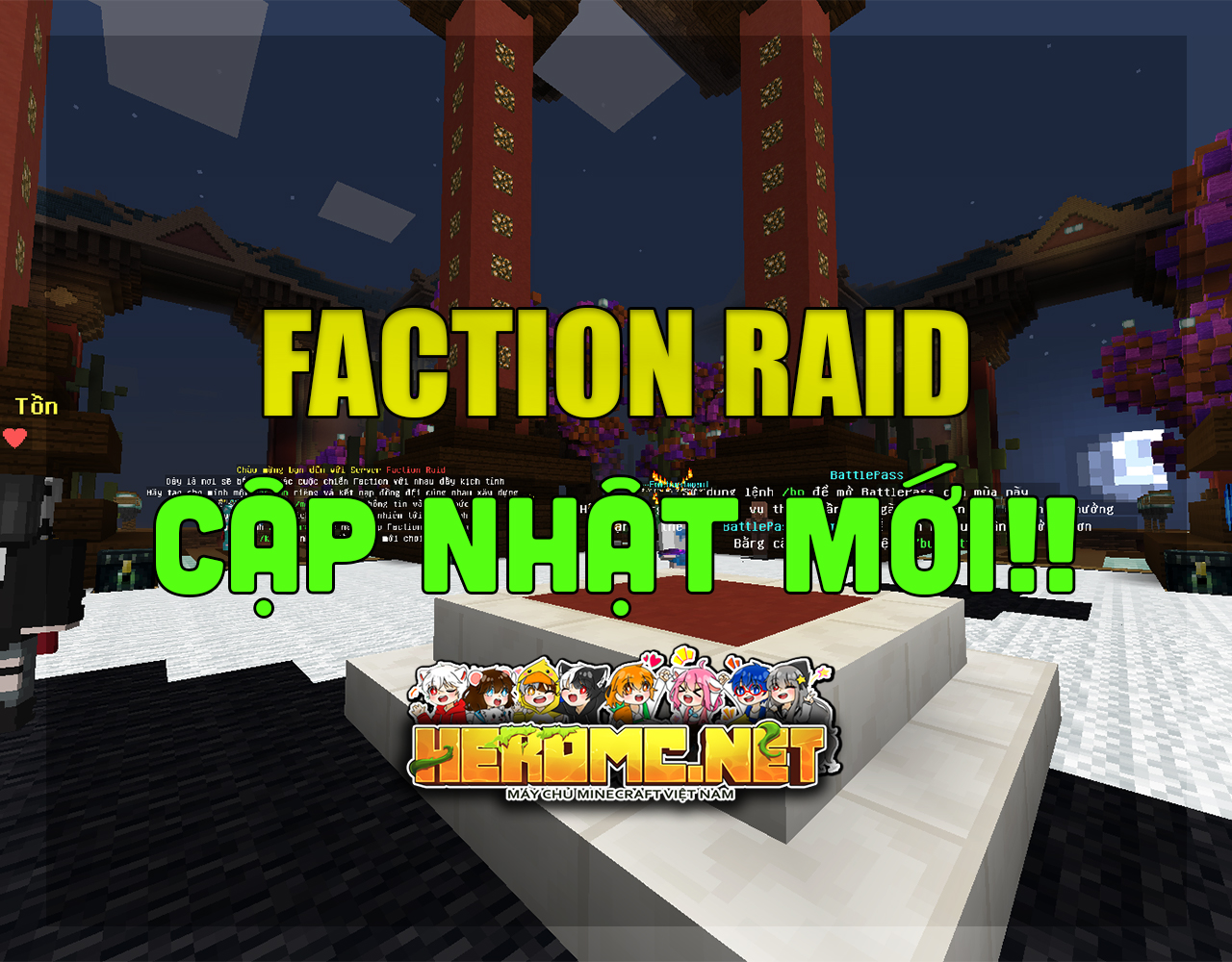 BATTLE PASS SEASON 1 - FACTION RAID - HeroMC.NET