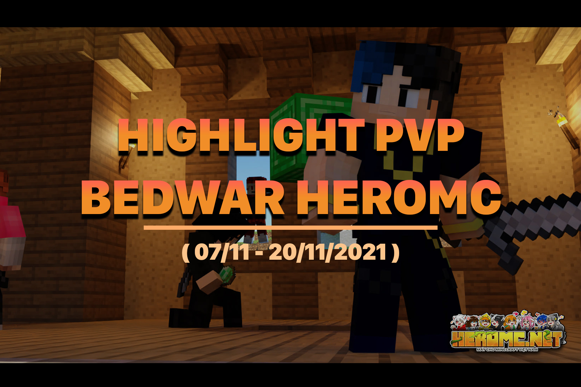 HIGHLIGHT PVP/BEDWAR HEROMC - HeroMC.NET