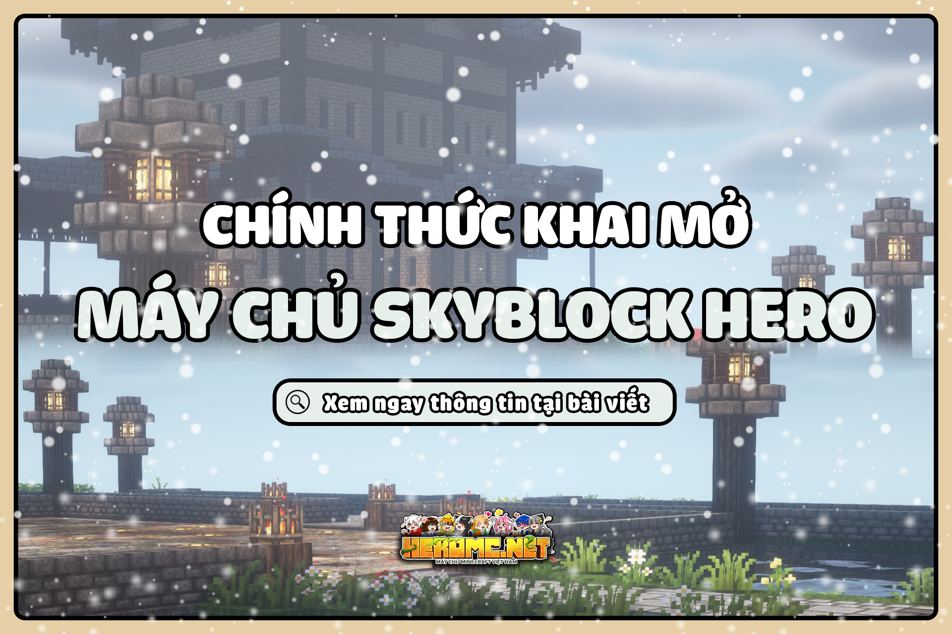 KHAI MỞ MÁY CHỦ SKYBLOCK HERO - HeroMC.NET